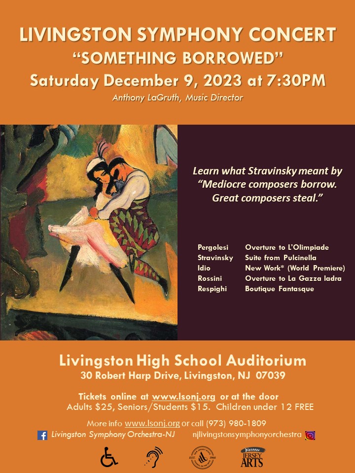 Season Concert Schedule – Livingston Symphony Orchestra of NJ